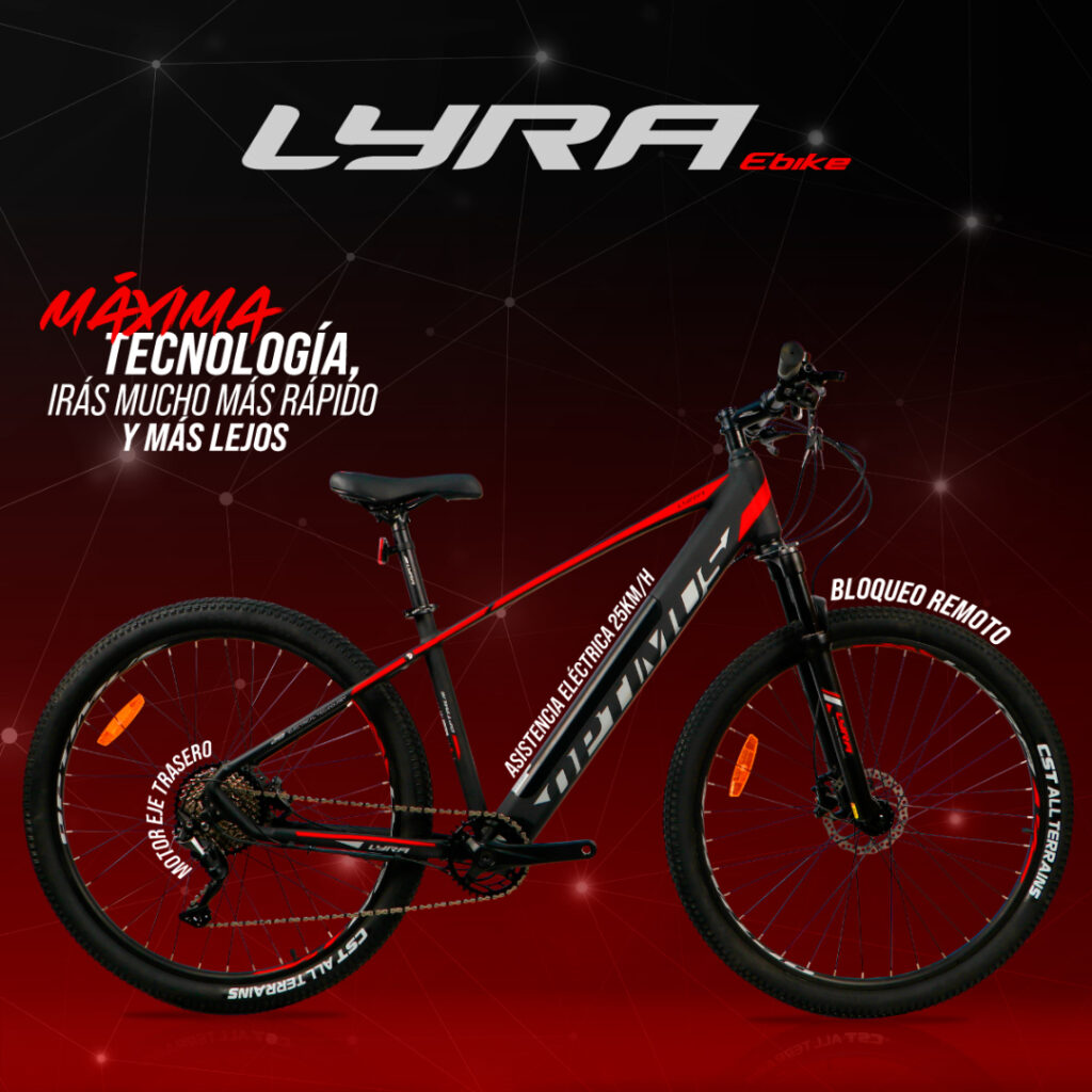 Bicicleta Optimus LYRA E-Bike – BiciColombia -Tienda de Bicicletas